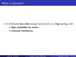 Amazon Dynamo | PDF | Cloud Computing | Internet