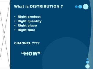Amazon distribution channel | PPTX