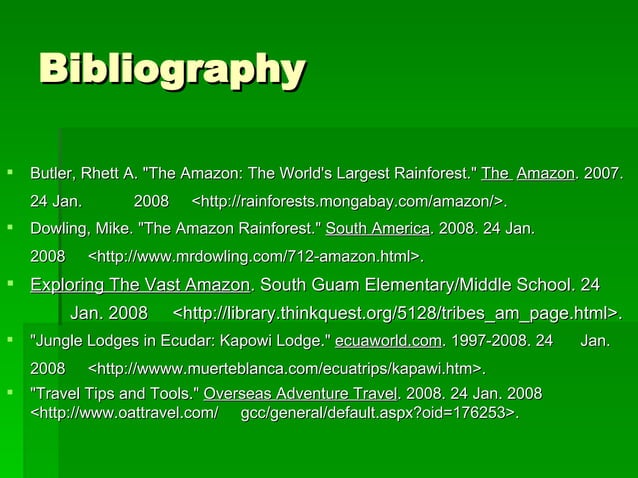 Amazon Rainforest | PPT