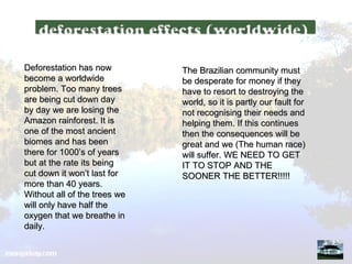 Amazon Rainforest Presentation | PPT