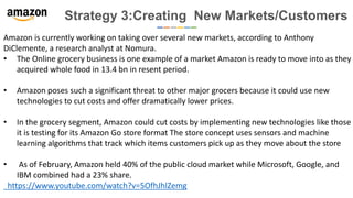 Amazon strategic and financial planning | PPTX