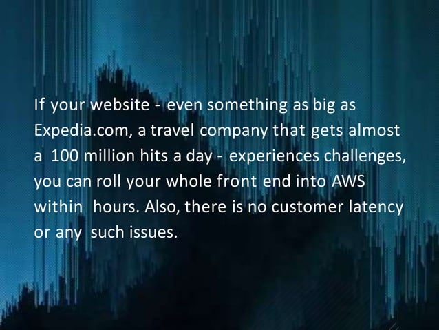 Amazon Web Services (AWS) Presentation | PPT | Free Download