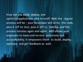 Amazon Web Services (AWS) Presentation | PPT