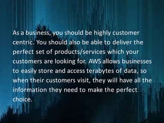 Amazon Web Services (AWS) Presentation | PPTX