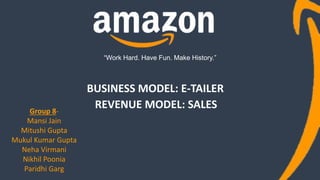 Amazon Business & Revenue Model | PPTX