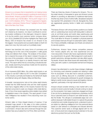 Amazon A Corporate Strategic Analysis | PDF