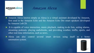 Amazon alexa ppt | PPTX