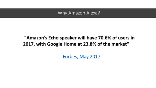 Amazon Alexa Development Overview | PPT