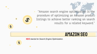 AMAZON A9 ALGORITH OVERVIEW - PPC EXPERT BENZ | PPT