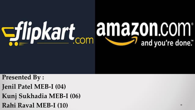 Amazon vs flipkart | PPTX