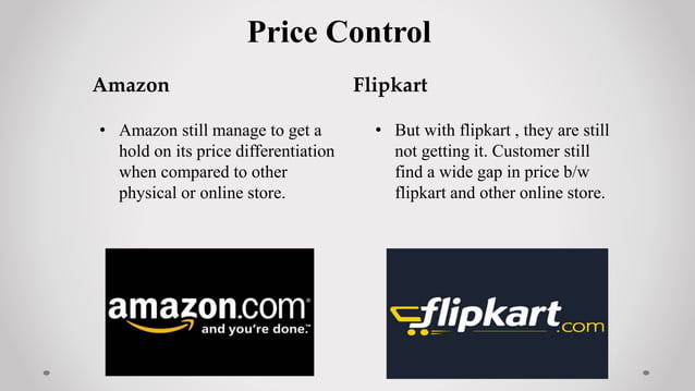 Amazon vs flipkart | PPTX