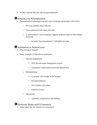 Amazon assignment | DOC