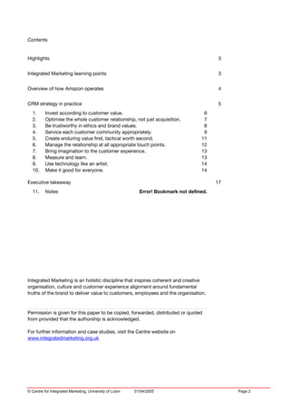 Amazon bonding customers_with_integrated_service case study | PDF