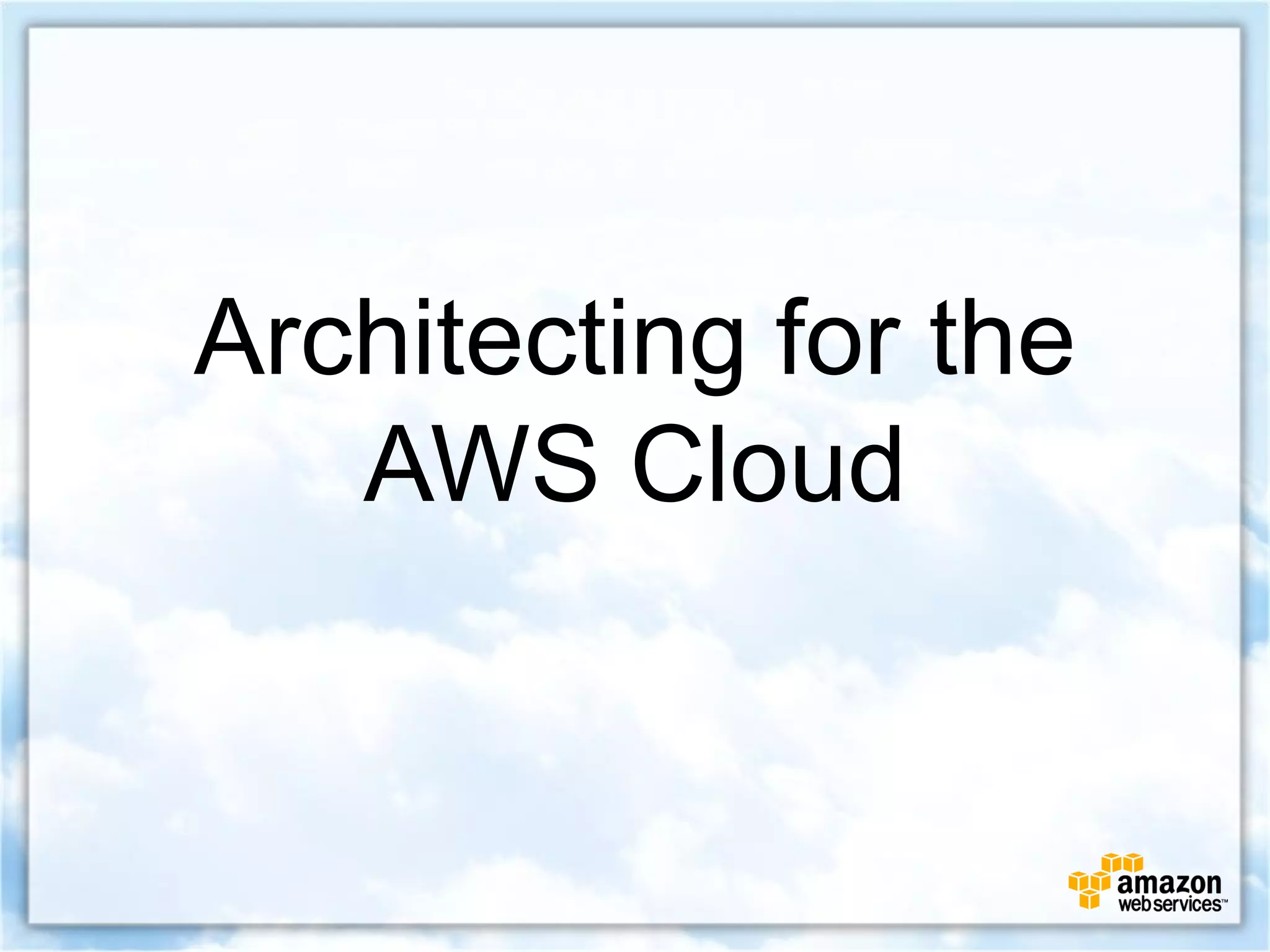 AMAZON CLOUD Course Content | PPT