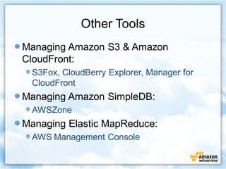 AMAZON CLOUD Course Content | PPT