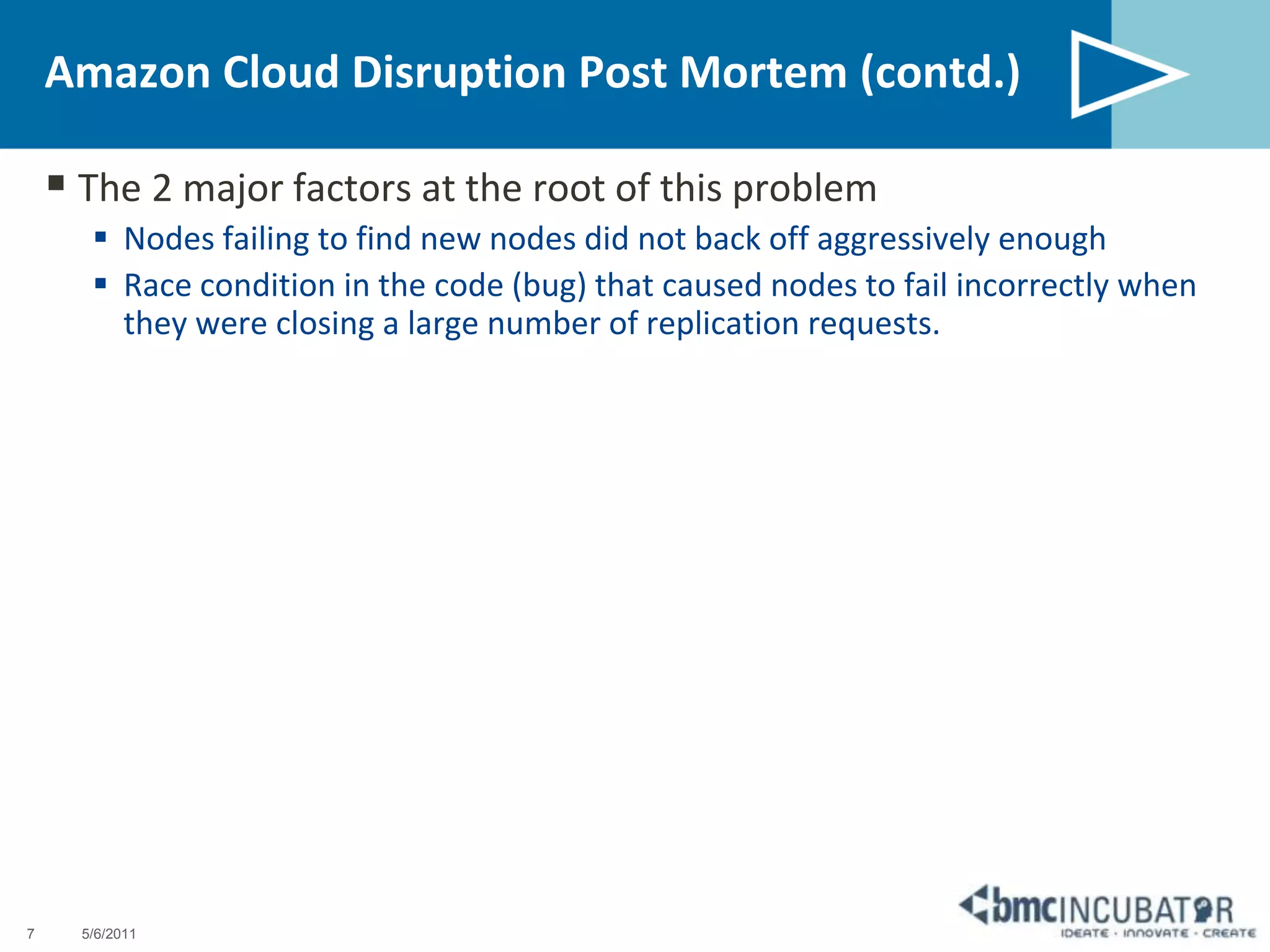 Amazon cloud failure | PPT