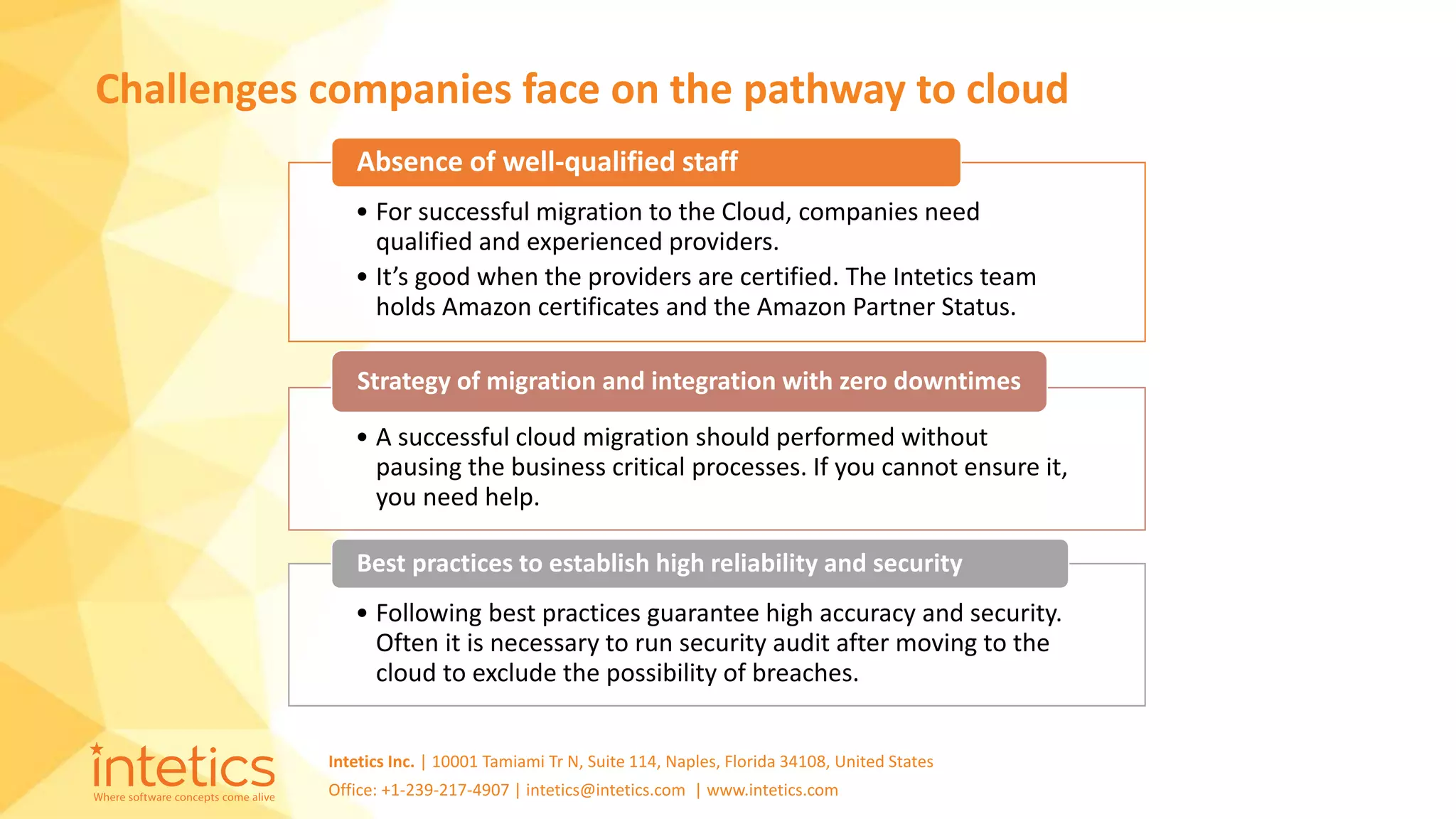 Amazon Сloud Migration | PPT