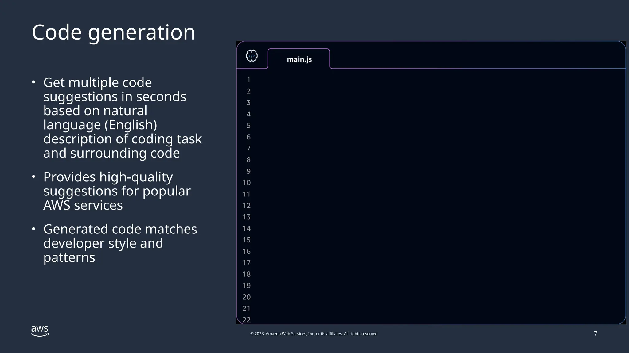 Amazon CodeWhisperer first call deck.pptx