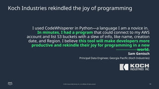 Amazon CodeWhisperer first call deck.pptx