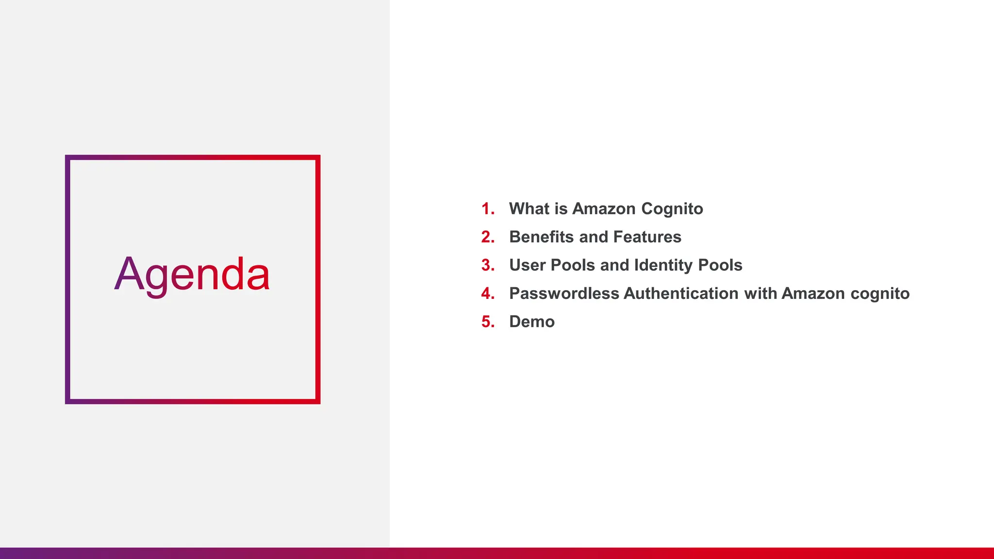 Amazon Cognito A Primer On Authentication And Authorization Ppt