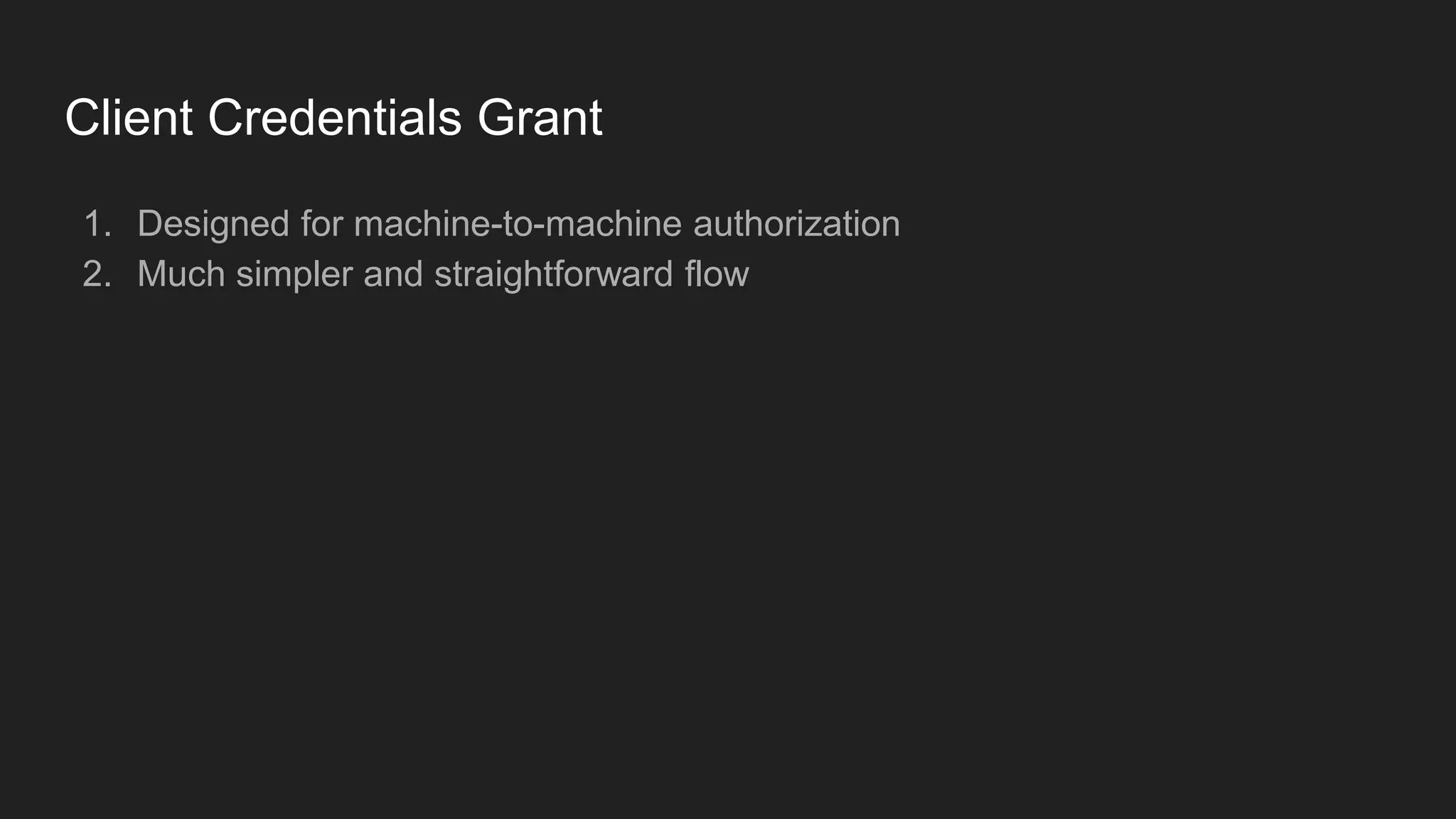 Amazon Cognito OAuth 2.0 Grants | PPT
