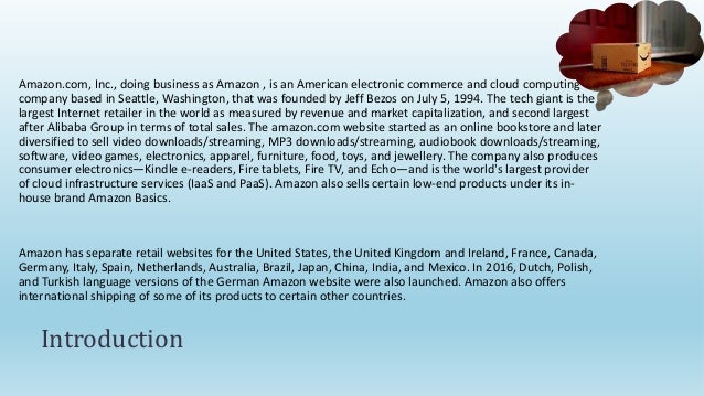 Amazon company profile