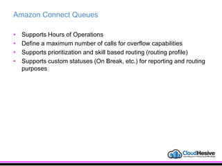 Amazon Connect Overview - CloudHesive | PPT
