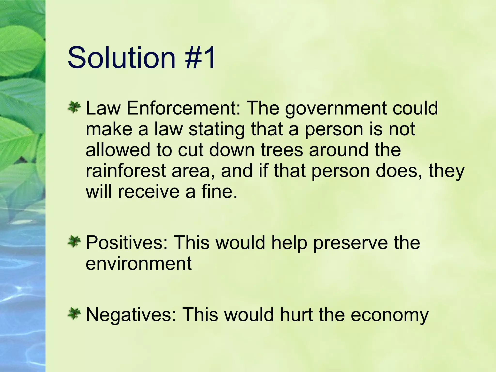 Amazon deforestation presentation | PPT
