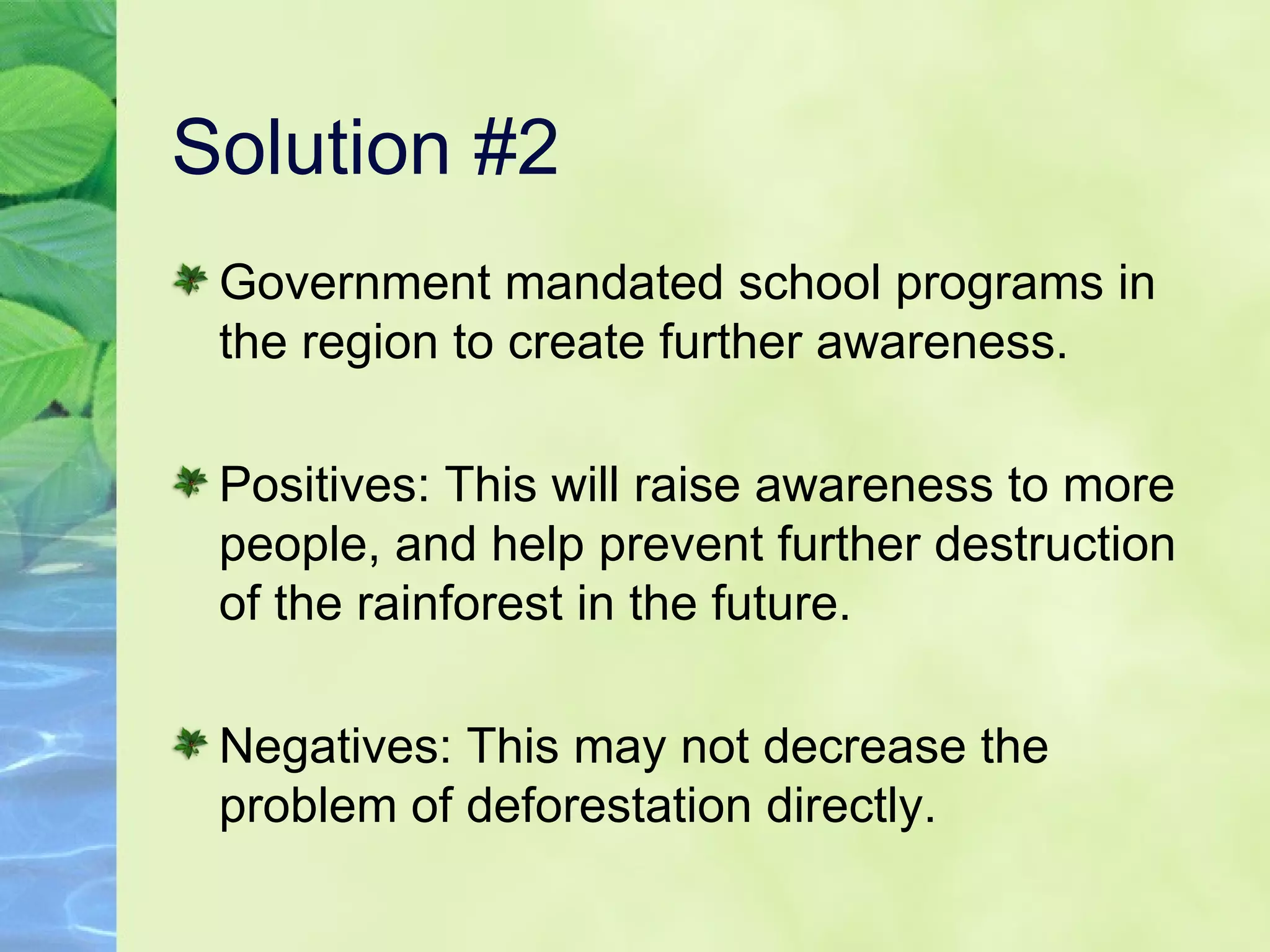 Amazon deforestation presentation | PPT