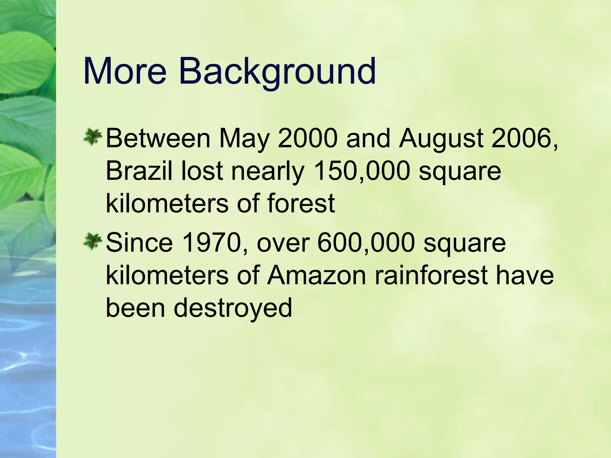 Amazon deforestation presentation | PPT