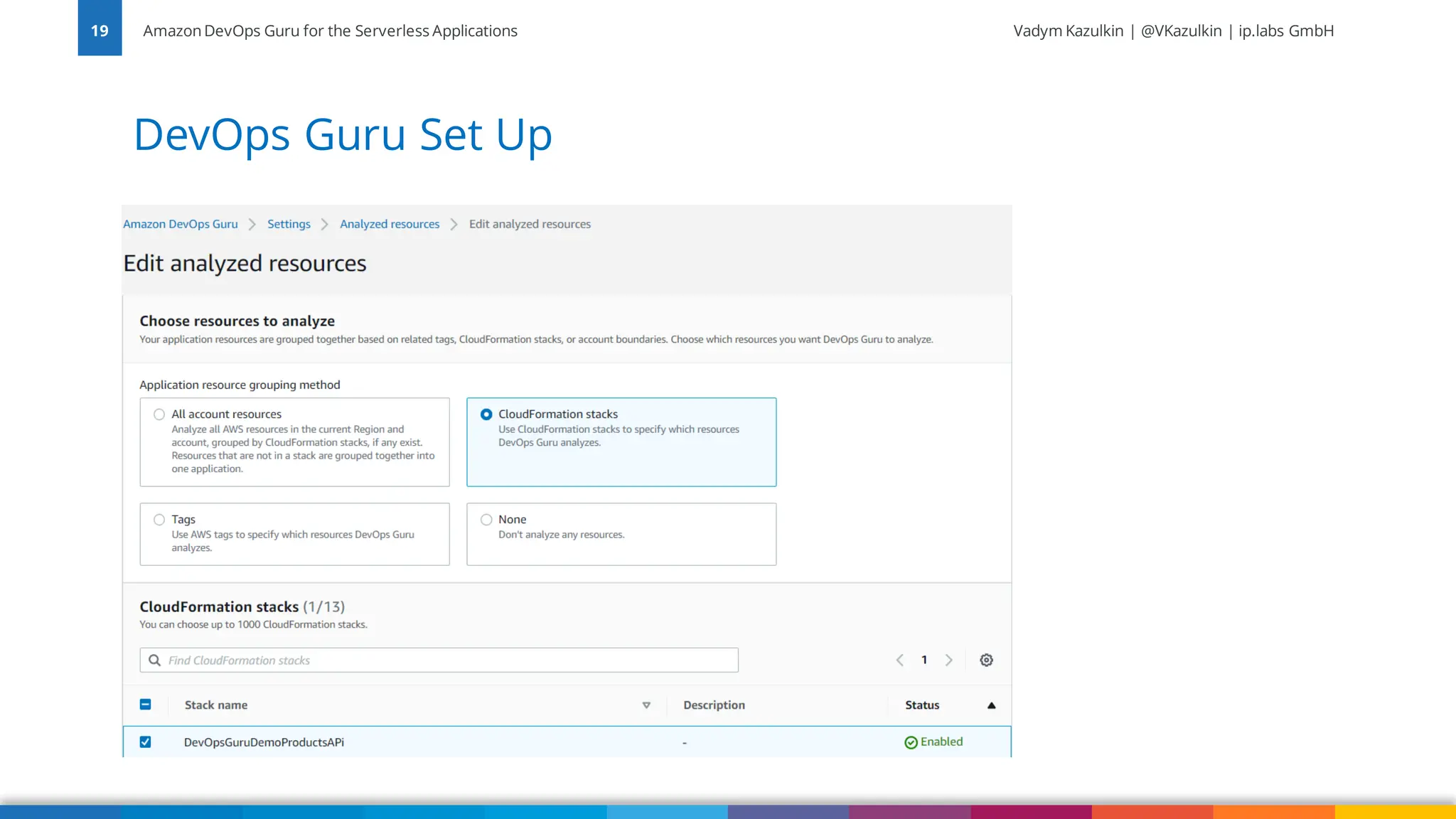Amazon DevOps Guru for Serverless Applications at DevOpsCon 2024 London | PPT
