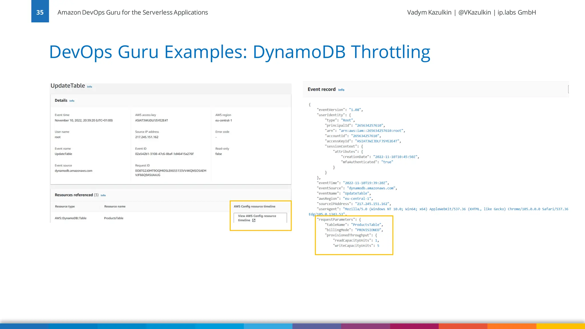 Amazon DevOps Guru for Serverless Applications at DevOpsCon 2024 London | PPT