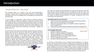 Amazon Prime Air - A Case Study | PPTX