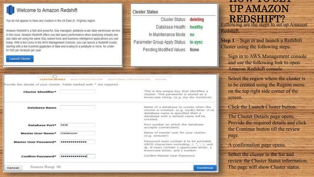 Amazon dynamodb & amazon redshift | PPT