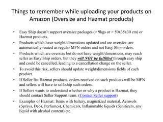 Amazon easy ship onboarding v4 | PPT