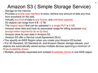 Amazon ec2 s3 dynamo db | PPT