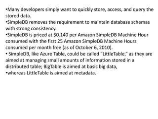 Amazon elastic block store (ebs) and | PPT