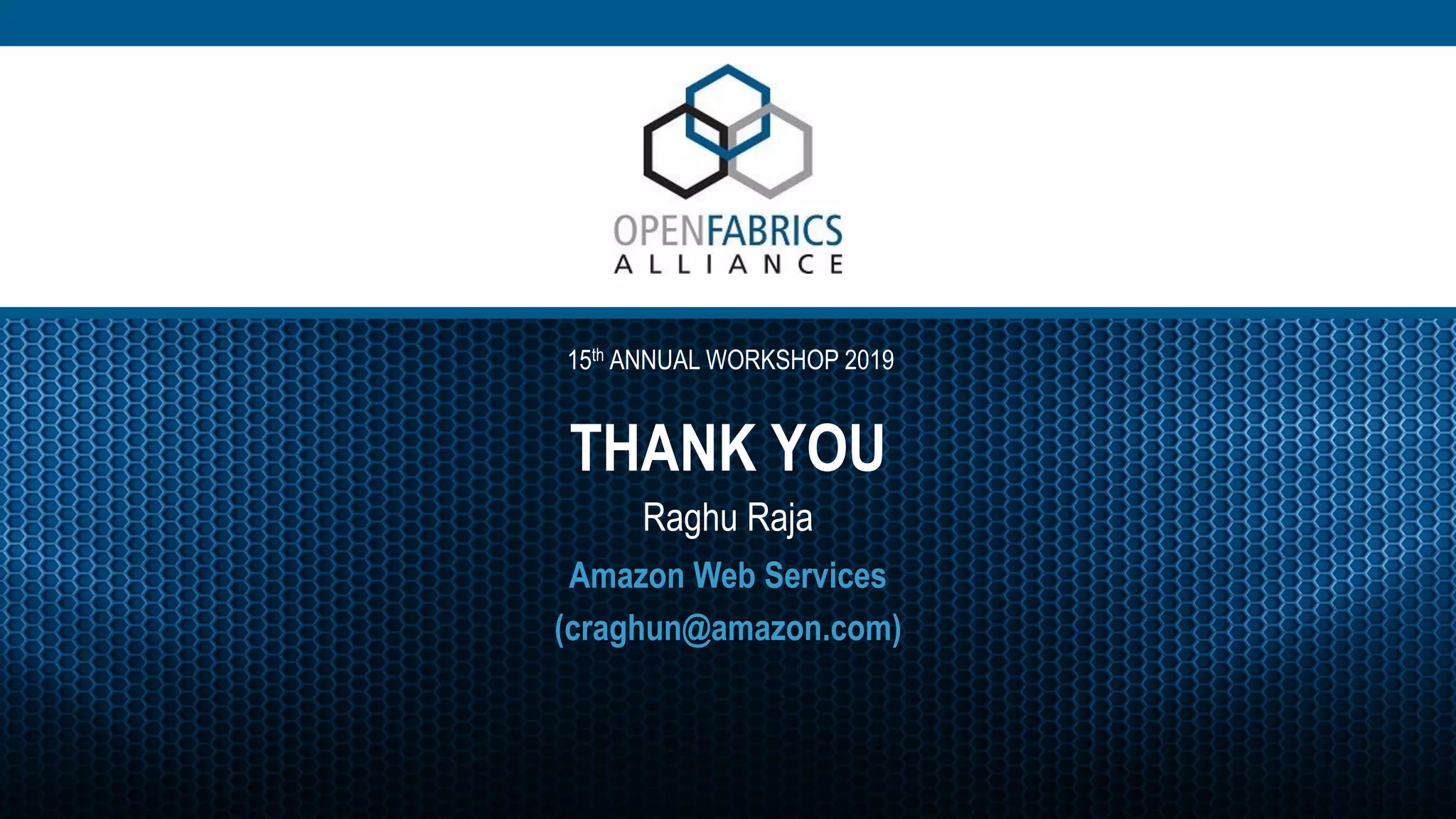 Amazon Elastic Fabric Adapter: Anatomy, Capabilities, and the Road ...