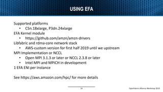 Amazon Elastic Fabric Adapter: Anatomy, Capabilities, and the Road ...