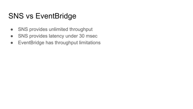 Amazon EventBridge - Unlocking Event Driven Architecture in AWS [Nov 2020] | PPT