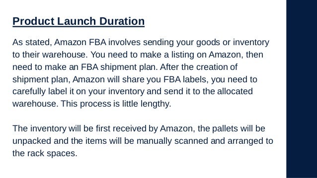 Amazon FBA vs FBM | PPTX