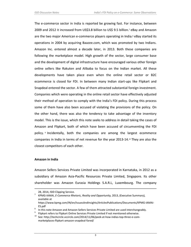 Amazon fdi case study | PDF