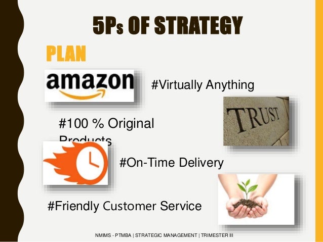 Amazon strategy management presentation competitor analysis
