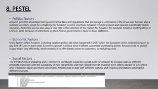 amazon presentation for marketing course | PPT