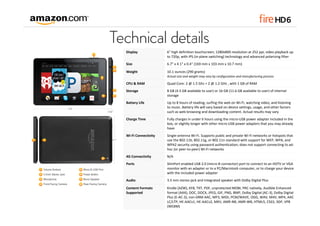 Introducing Amazon Fire HD 6 | PPT