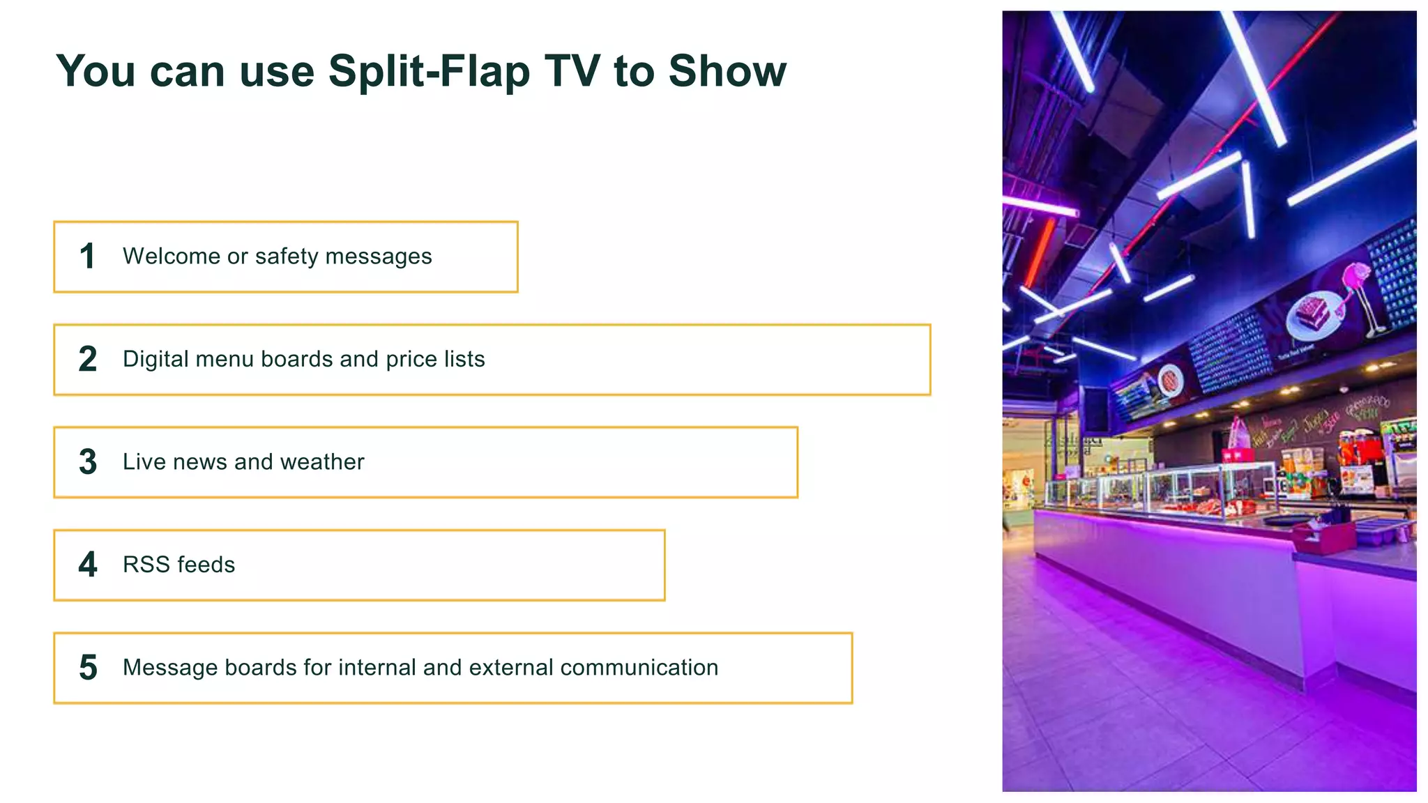 Amazon Fire Stick Digital Signage using Split-Flap TV | PPT