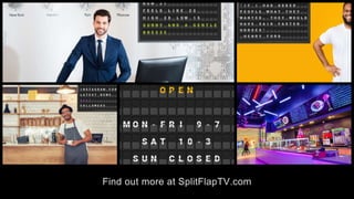 Amazon Fire Stick Digital Signage using Split-Flap TV | PPT