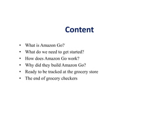 Introducin Amazon Go | PPTX