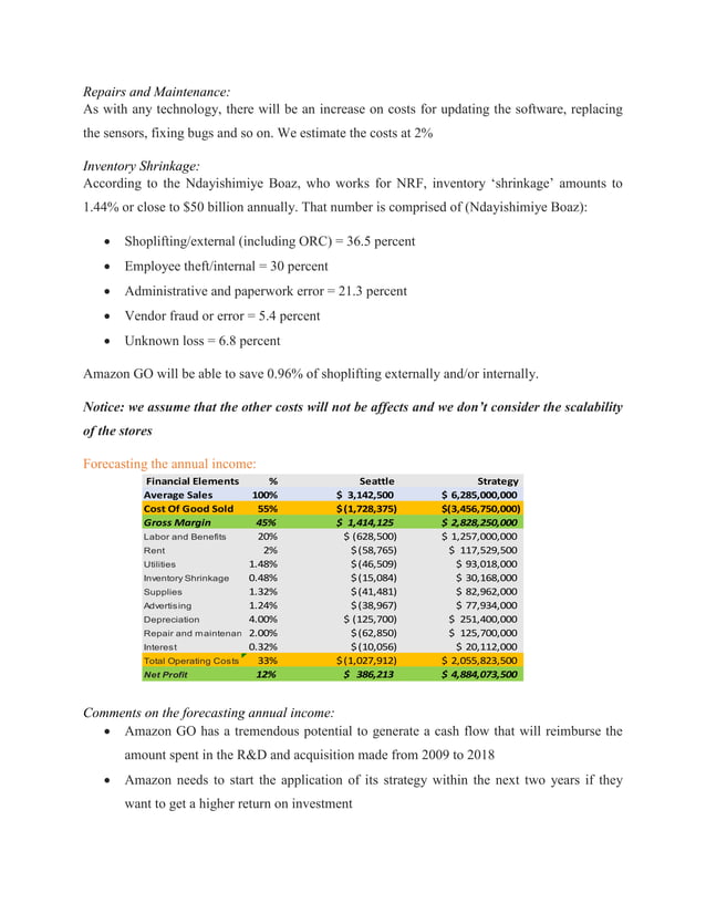 Amazon go feasibility study | PDF | Cloud Computing | Internet