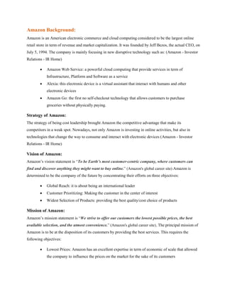 Amazon go feasibility study | PDF